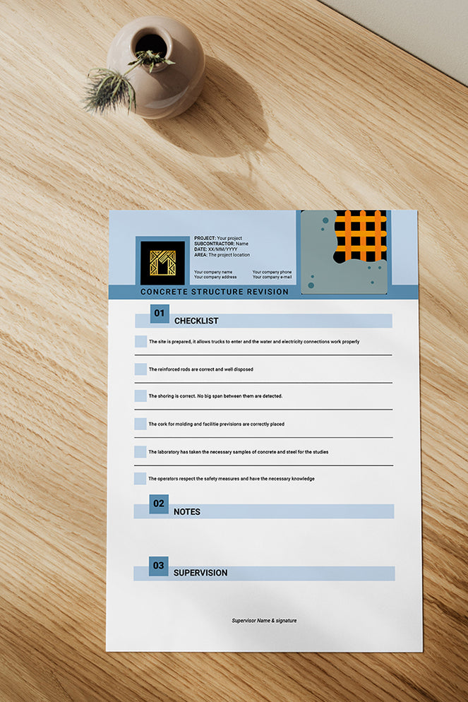 Concrete Structure Checklist — ArquiFlash